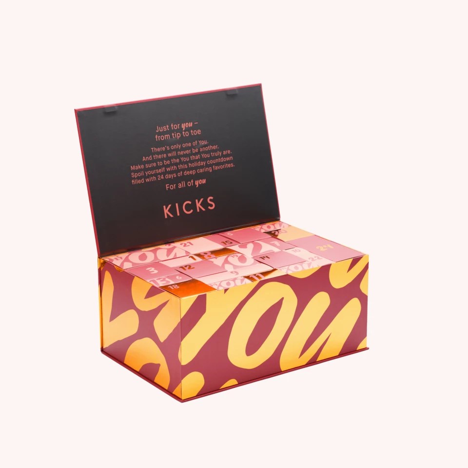 Kicks Skincare joulukalenteri 2022 – Kosmetiikkajoulukalenterit